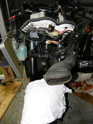 ラスト ラストラン 分解 HID: 空とバイクと・・・